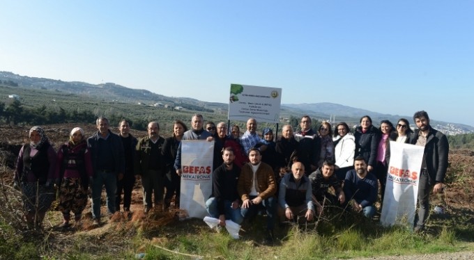 Befaş' tan örnek ağaç dikim töreni - Haberleri - Gündem Bursa